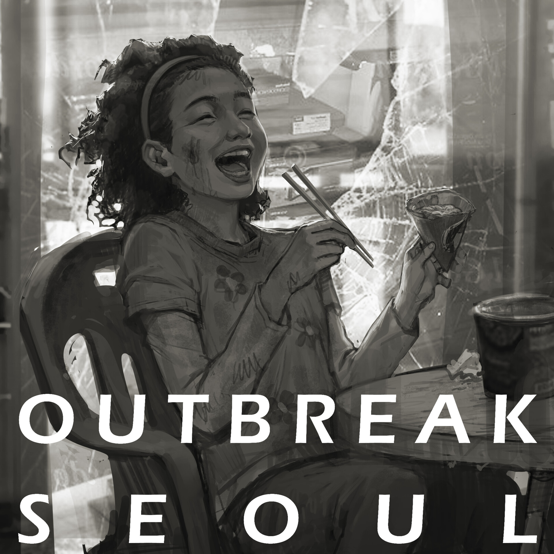 ArtStation - Outbreak: Seoul - Taking a Break