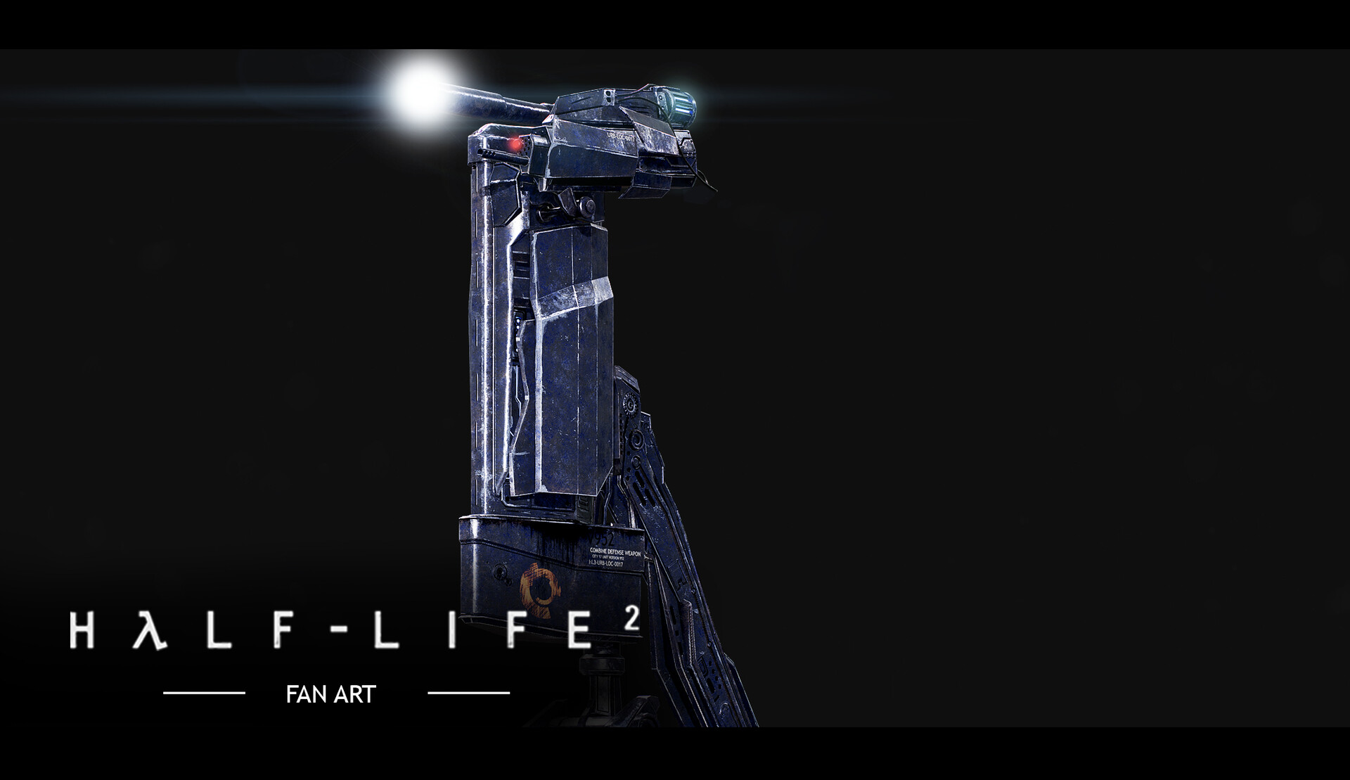 ArtStation - Half-Life 2 Fan Art: Sentry Turret