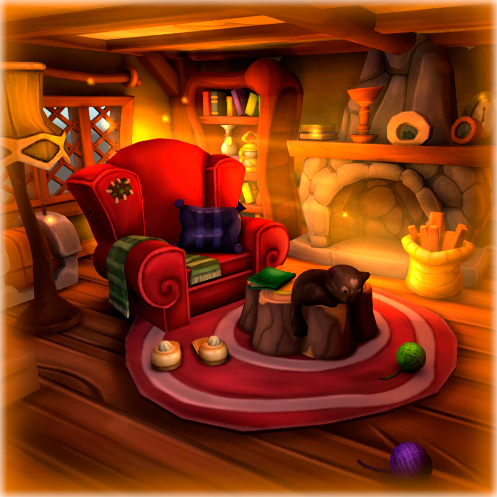 ArtStation - Fantasy Room