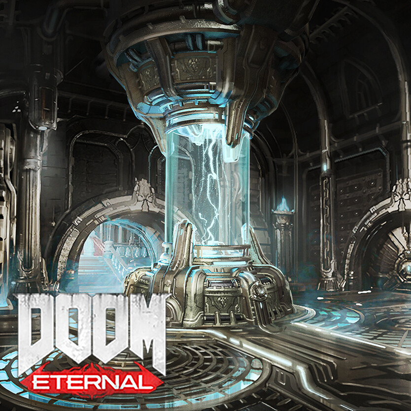 ArtStation - DOOM Eternal | Fortress of Doom Engine Room