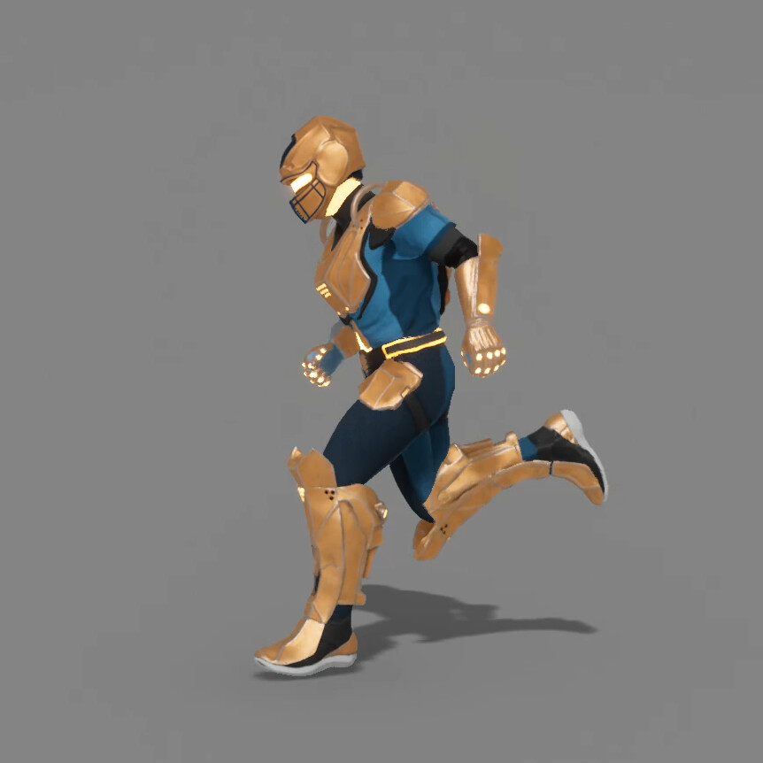 ArtStation - Athlete Run Cycle Animation