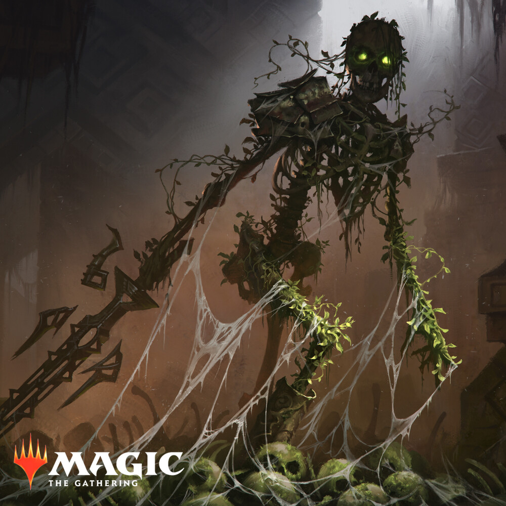 ArtStation - Moss-Pit Skeleton - MTG