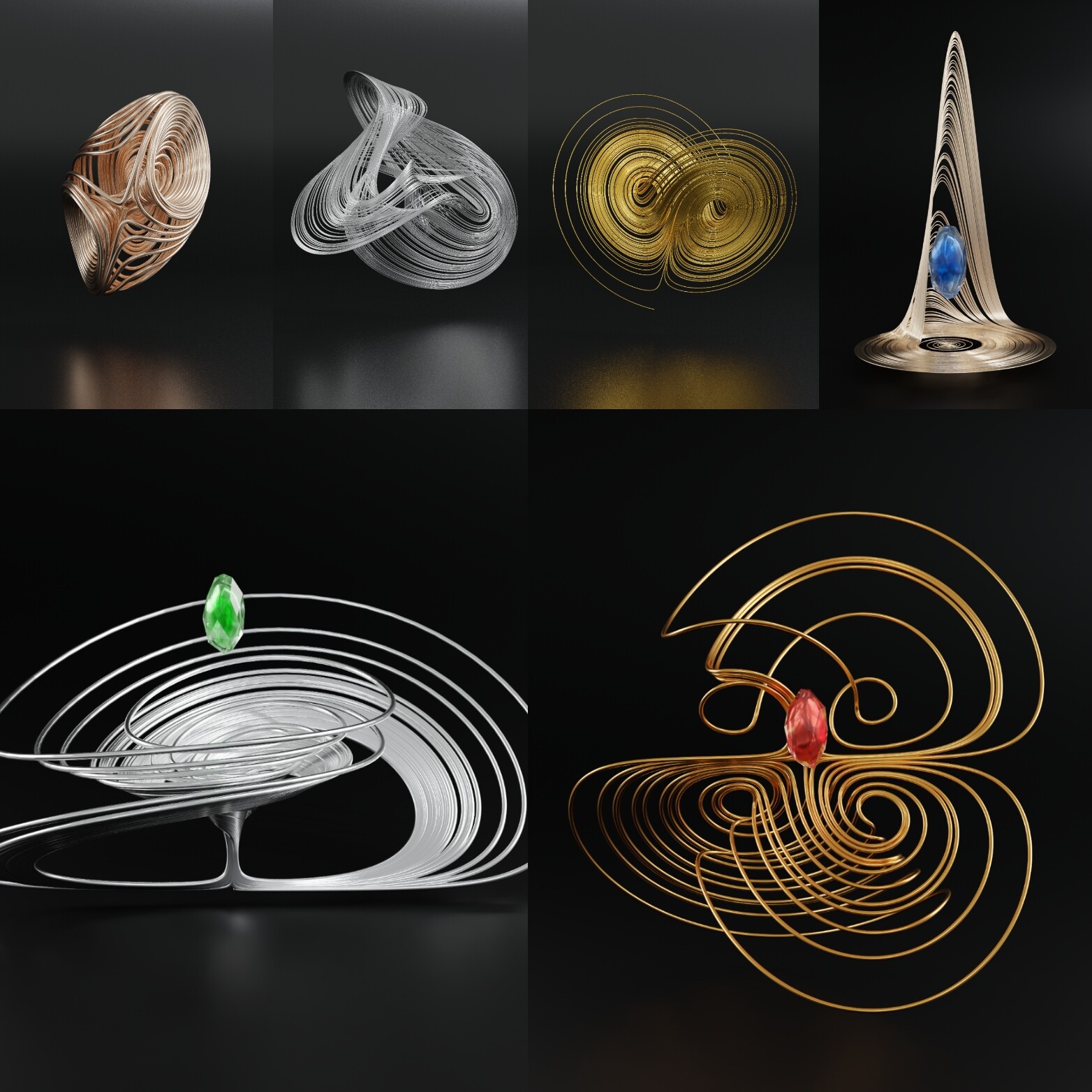 ArtStation - Strange Attractors Collection