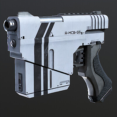 ArtStation - Sci-fi Heavy Pistol