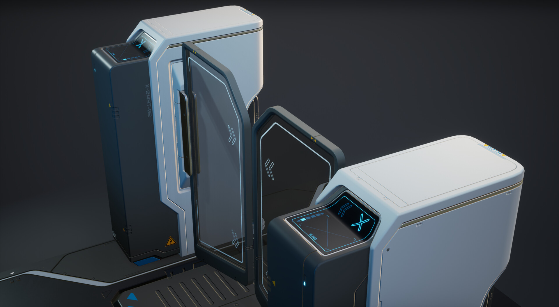 ArtStation - Sci-fi Ticket Barrier
