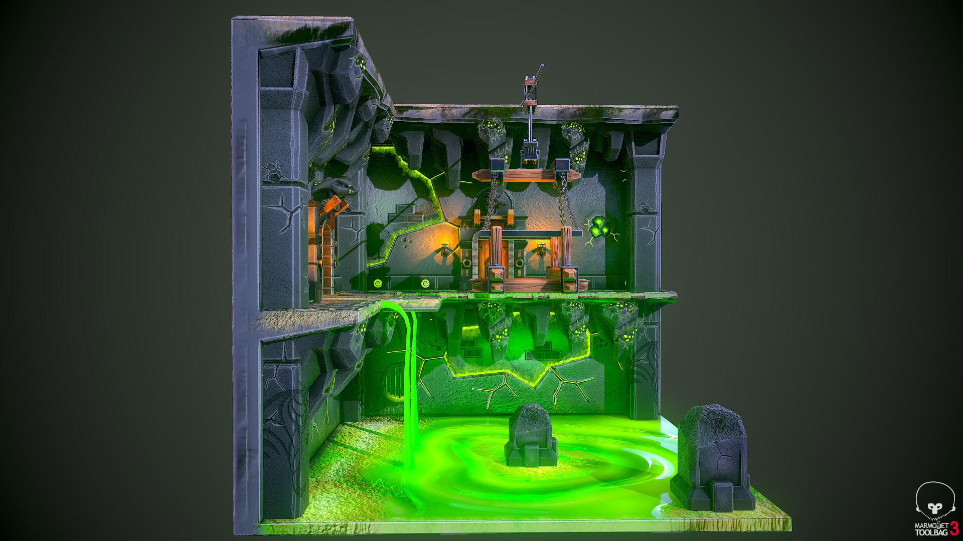 ArtStation - Enviroment- Snake Dungeon