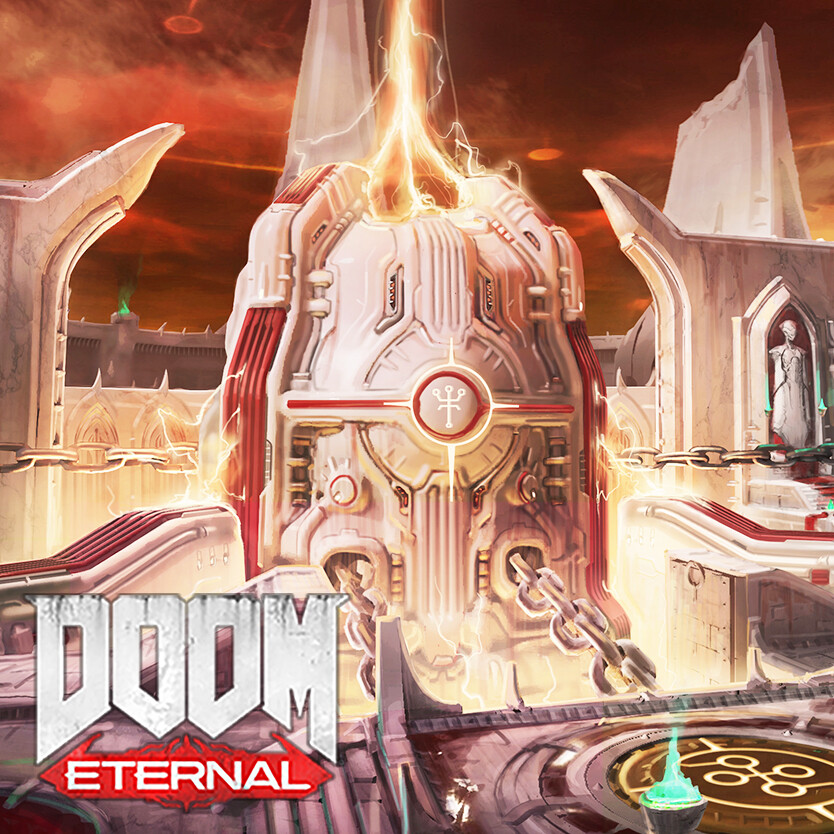 ArtStation - DOOM Eternal | Nekravol Tower Top