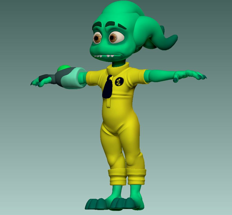 ArtStation - Alien character Sculpt - Blitz Sigma