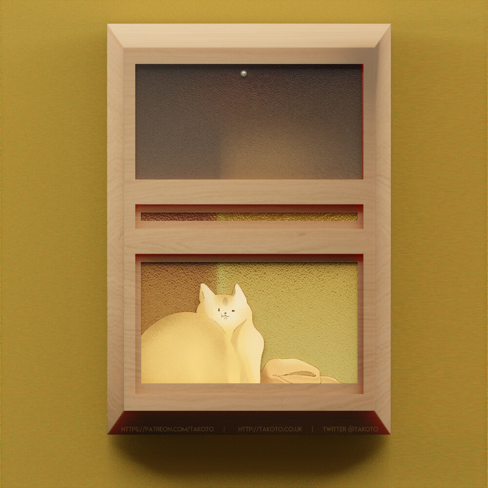 ArtStation - Window Cat