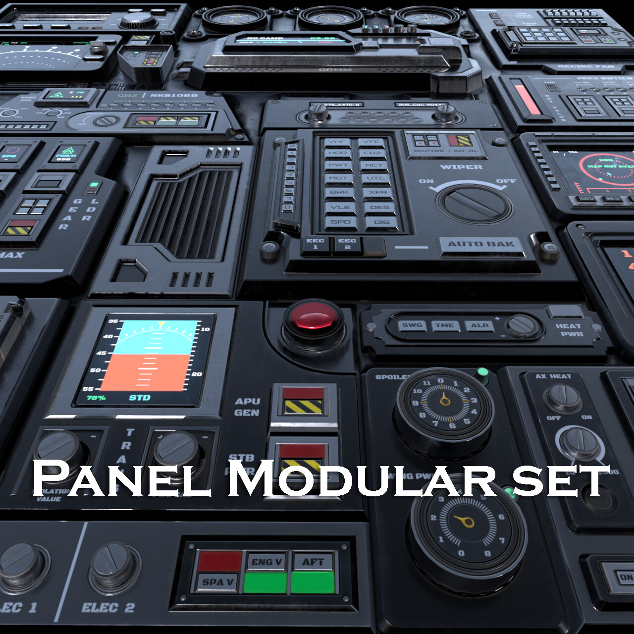 ArtStation - Panel Modular Set