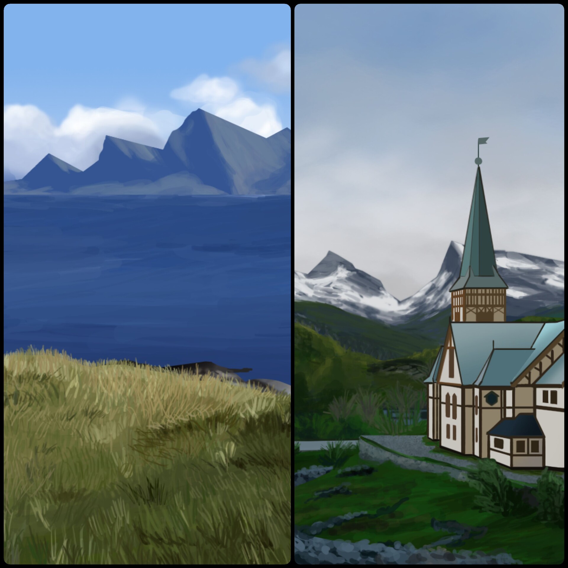 ArtStation - Landscape Studies: Norway