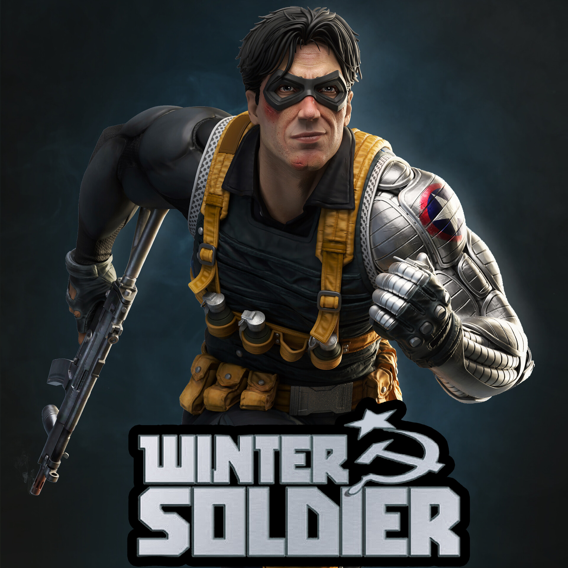 ArtStation - Marvel - Winter Soldier \ Bucky Barnes Colored