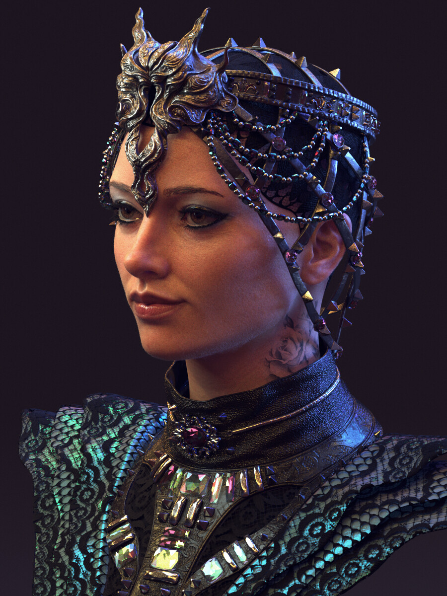 ArtStation - Realistic Female Character Portrait Tutorial