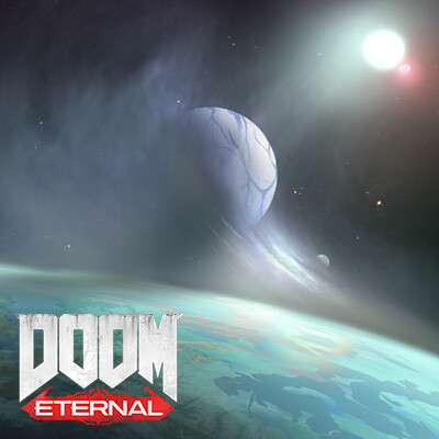 ArtStation - DOOM Eternal - Skybox Concepts