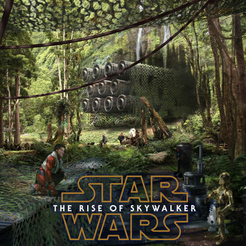 ArtStation - Star Wars: The Rise of Skywalker - Hidden Resistance Base ...