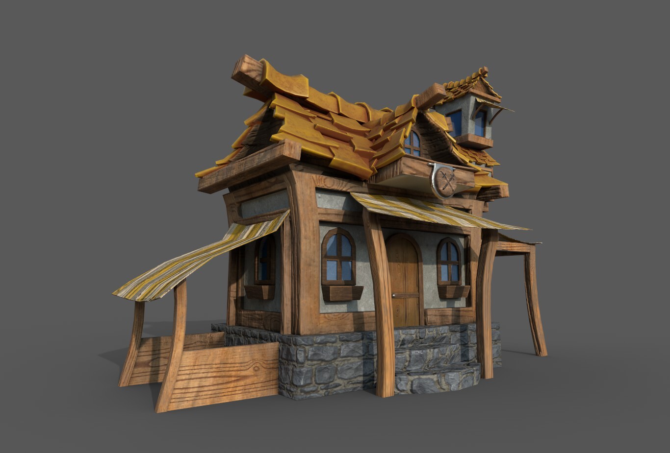 ArtStation - Stylized House