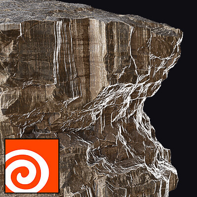 ArtStation - Houdini Procedural Cliff Colour Test + Breakdown