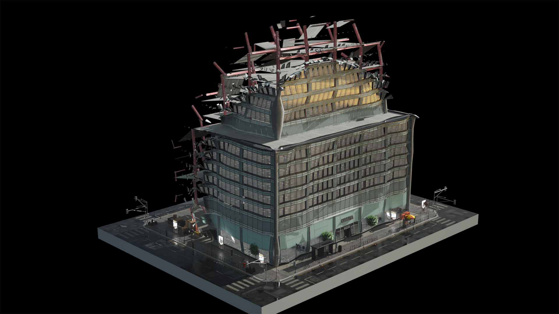 ArtStation - The Buildings Of "Unreal For all Creators" Epic Brand Video.