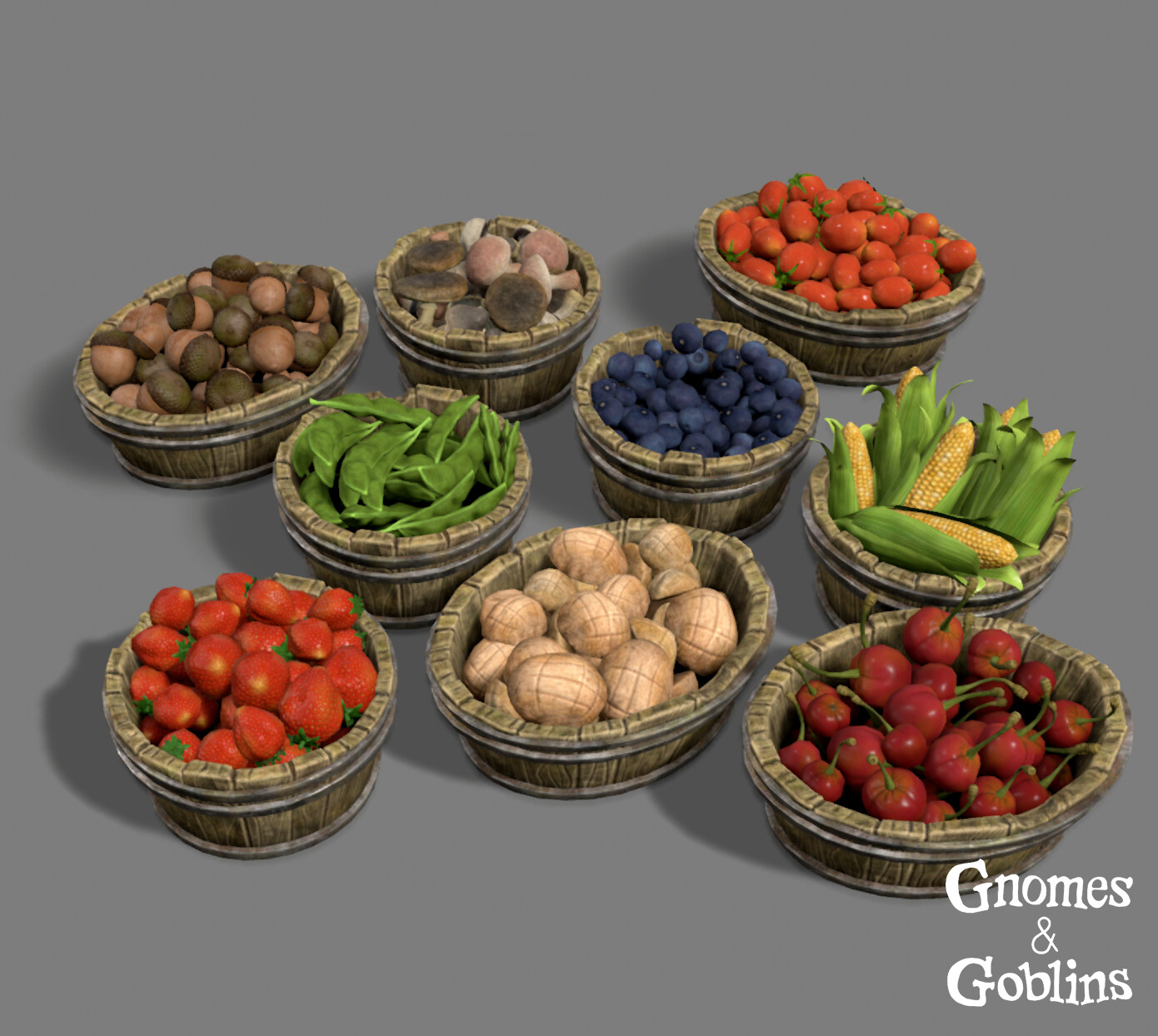 ArtStation - Gnomes & Goblins - Props