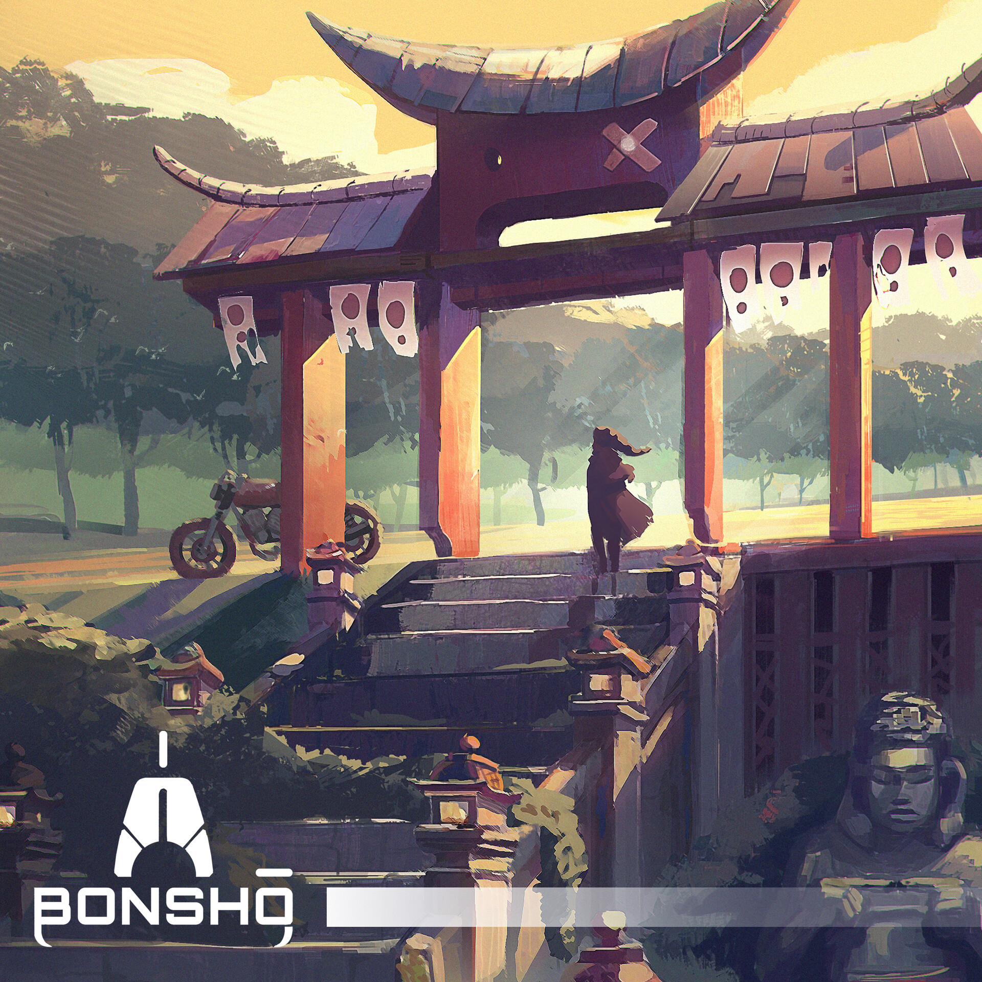 ArtStation - Bonshō - Shrine of time