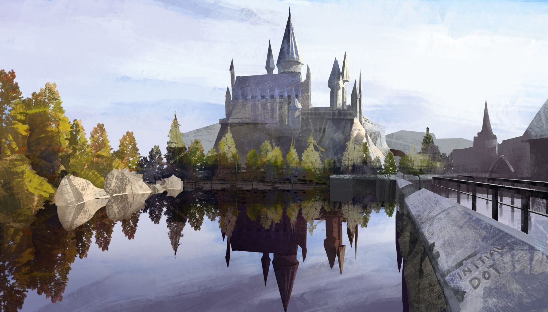ArtStation - Hogwarts castle