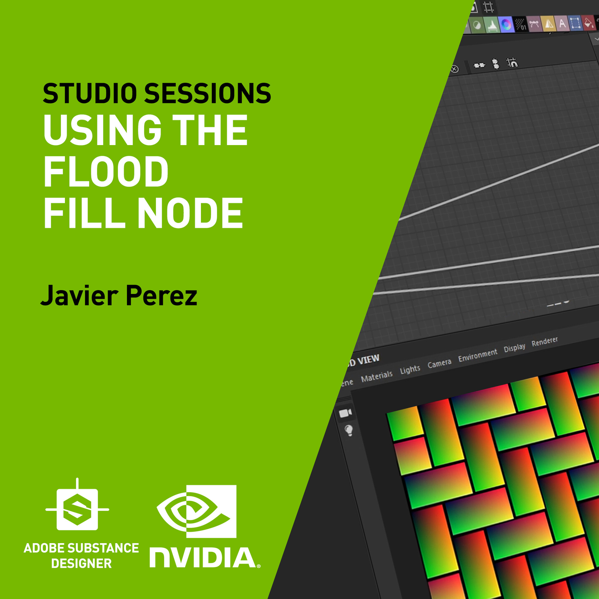 Javier Perez - Lead Material Artist - NVIDIA| Using The Flood Fill Node