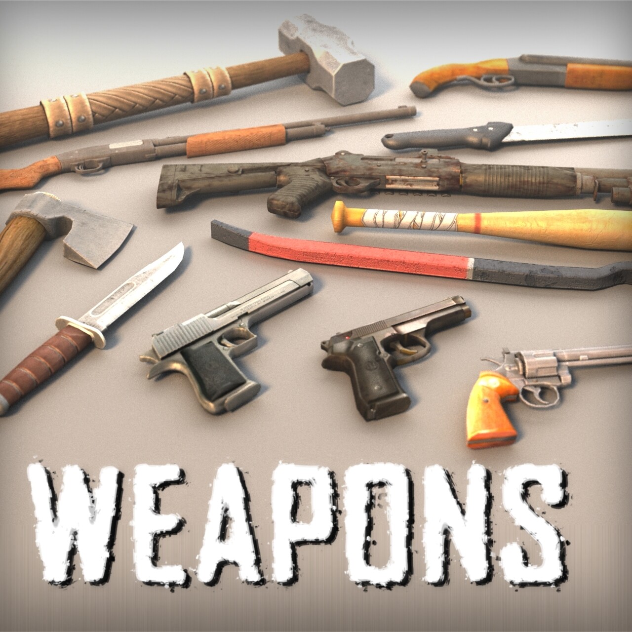 ArtStation - Weapons showcase №1