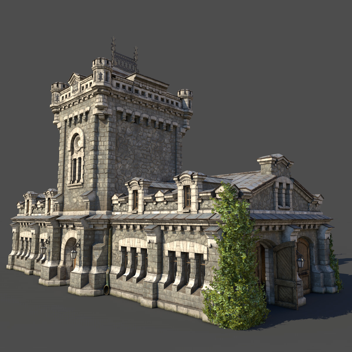 ArtStation - Old Medieval Warehouse