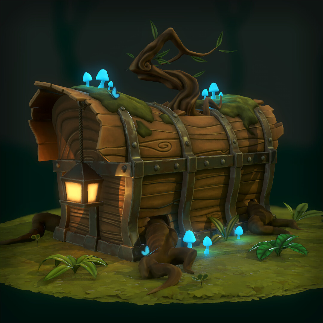 ArtStation - Mossy Chest