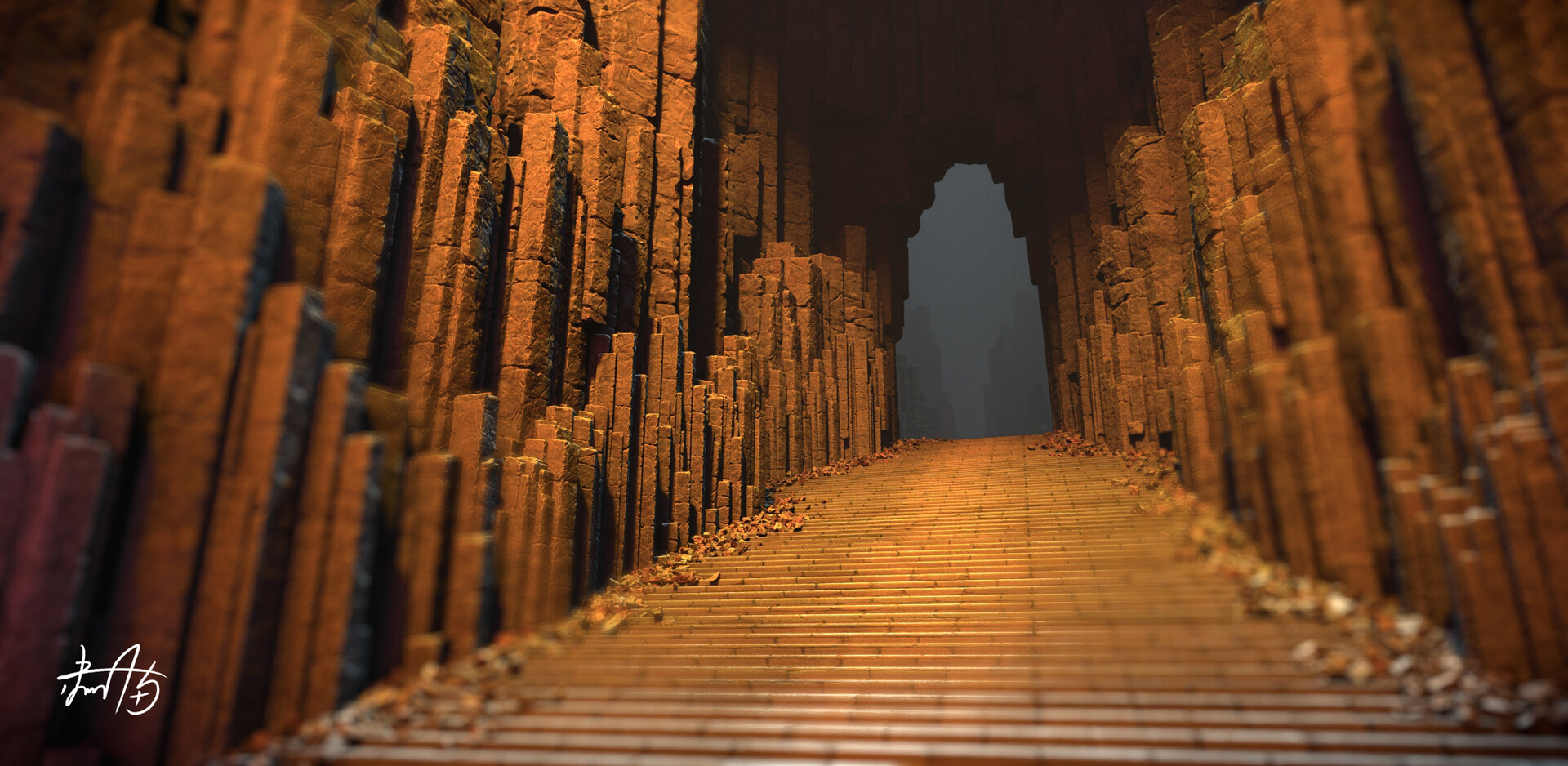 ArtStation - Hell maze