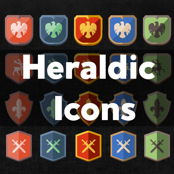 ArtStation - Heraldic Icons