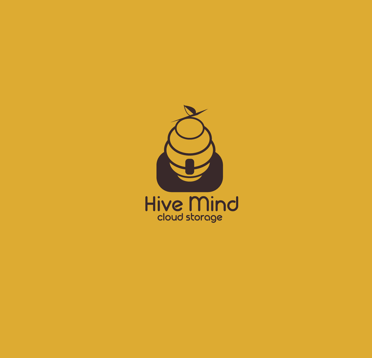 ArtStation - Hive Mind Cloud Storage Business Logo