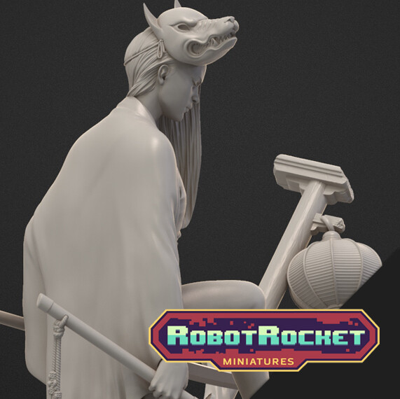 ArtStation - The Defeated - Mona Finden - Robot Rocket Miniatures