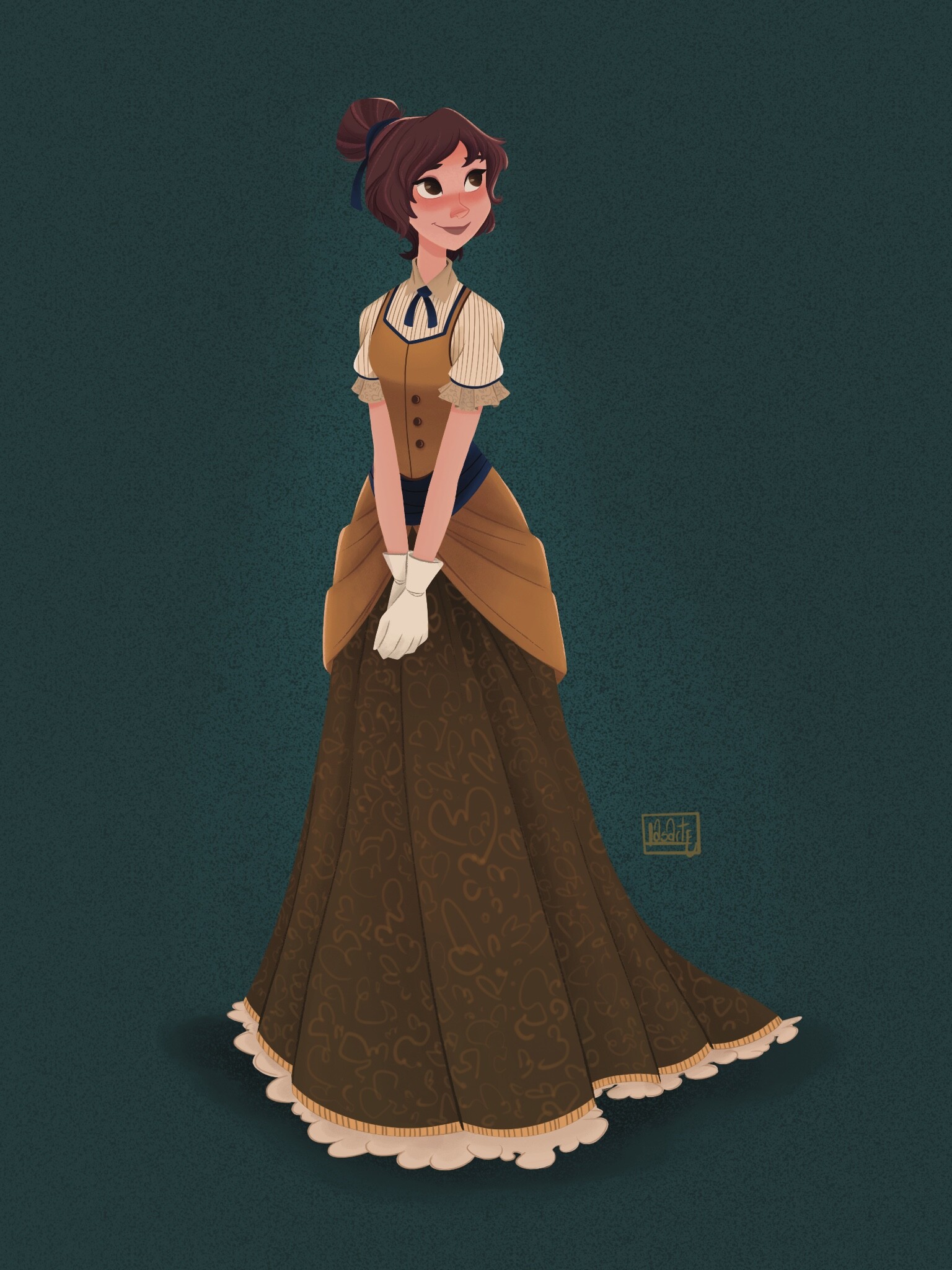 ArtStation - Lady + sketches