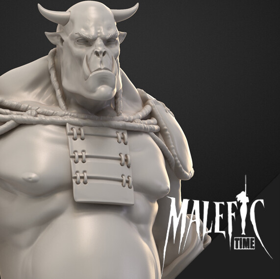 ArtStation - Malefic Times - Game Board - Ogre