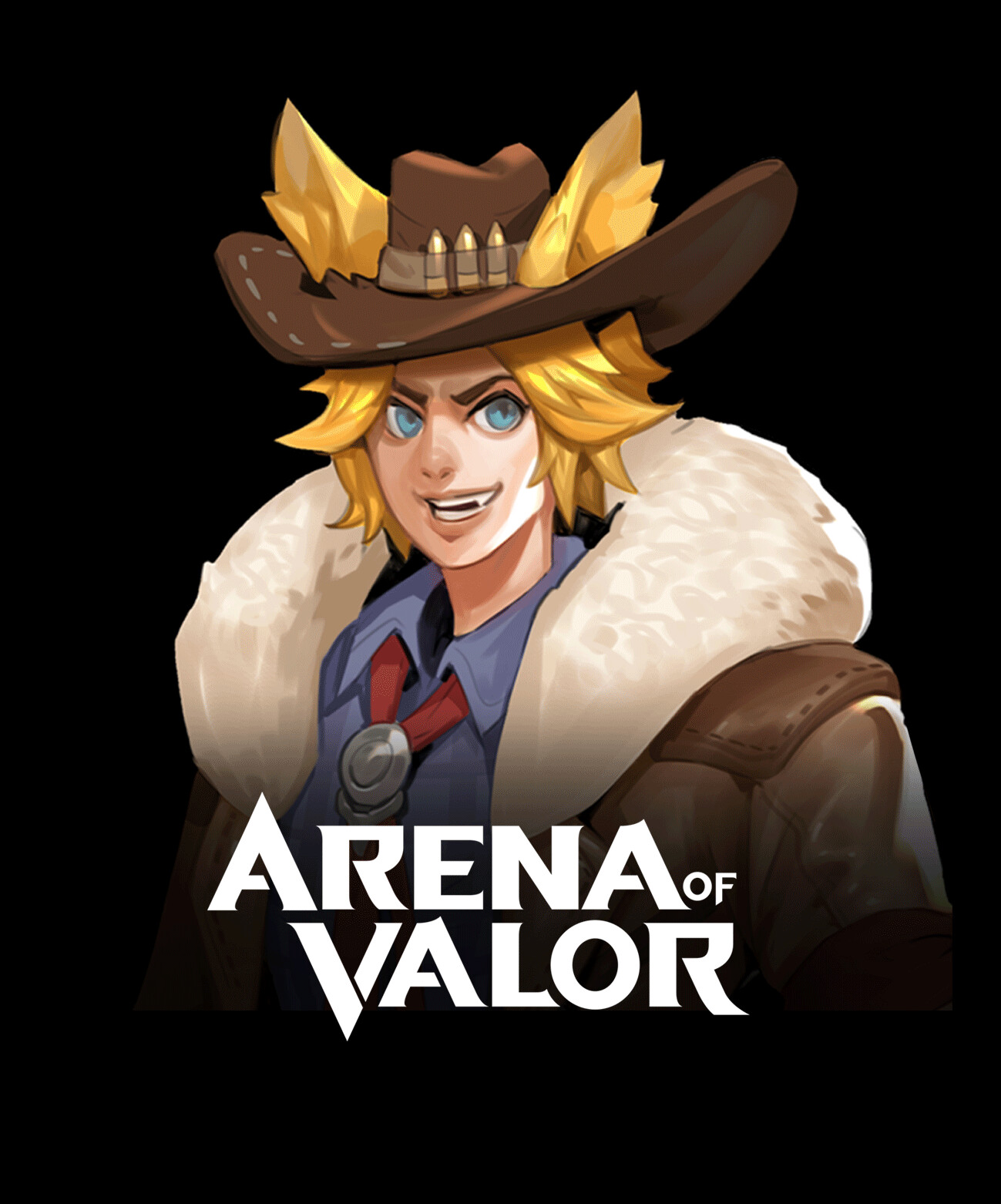 ArtStation - skin concept for Ata-Bounty Hunter skin-Arena of Valor