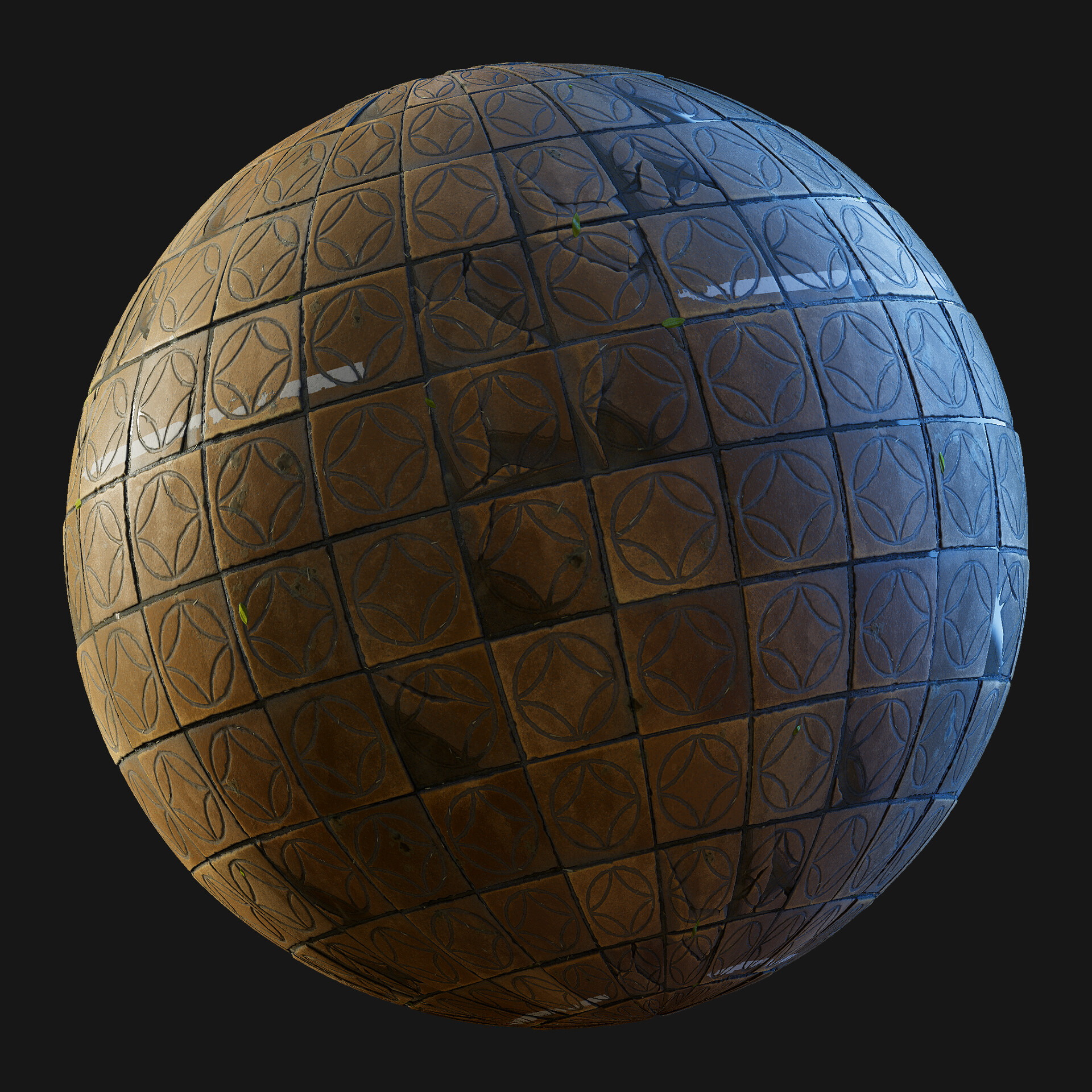 ArtStation - Exploring Taiwan | Enclosed Diamond Tiles