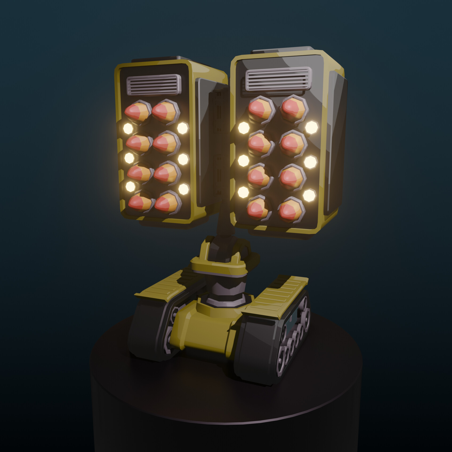 ArtStation - Missile Turrets