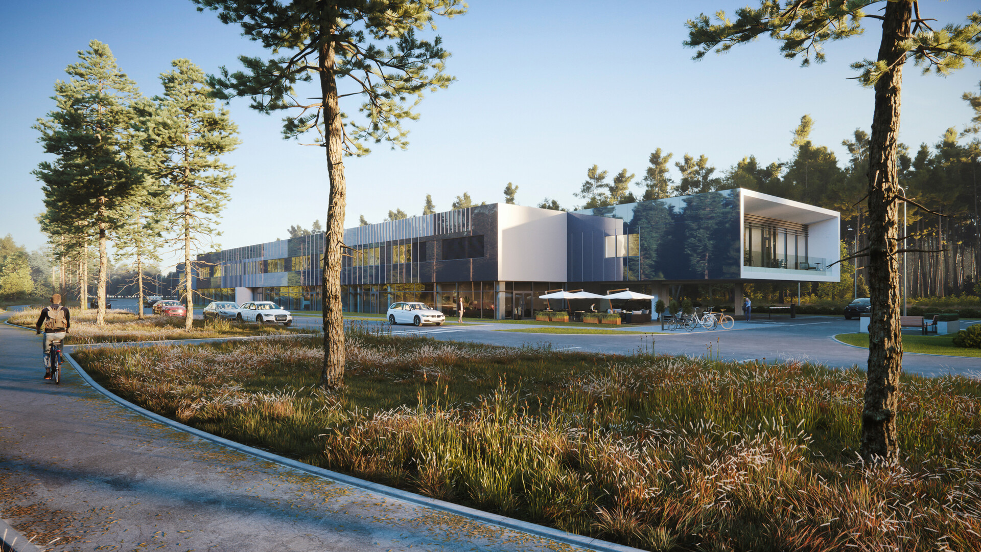 ArtStation - CGI: Office building close to nature