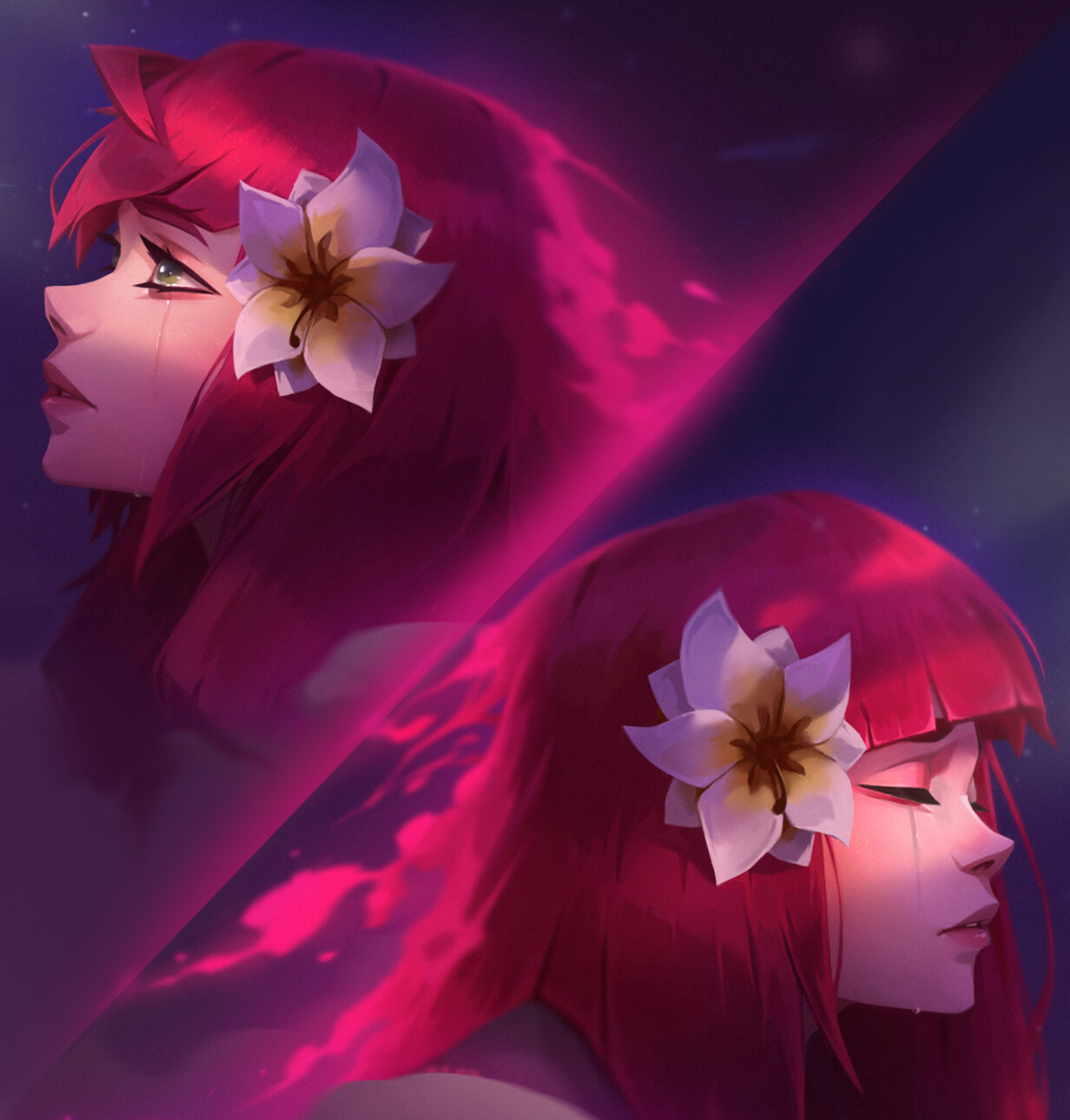 ArtStation - Nier Automata Fan Art - Devola & Popola