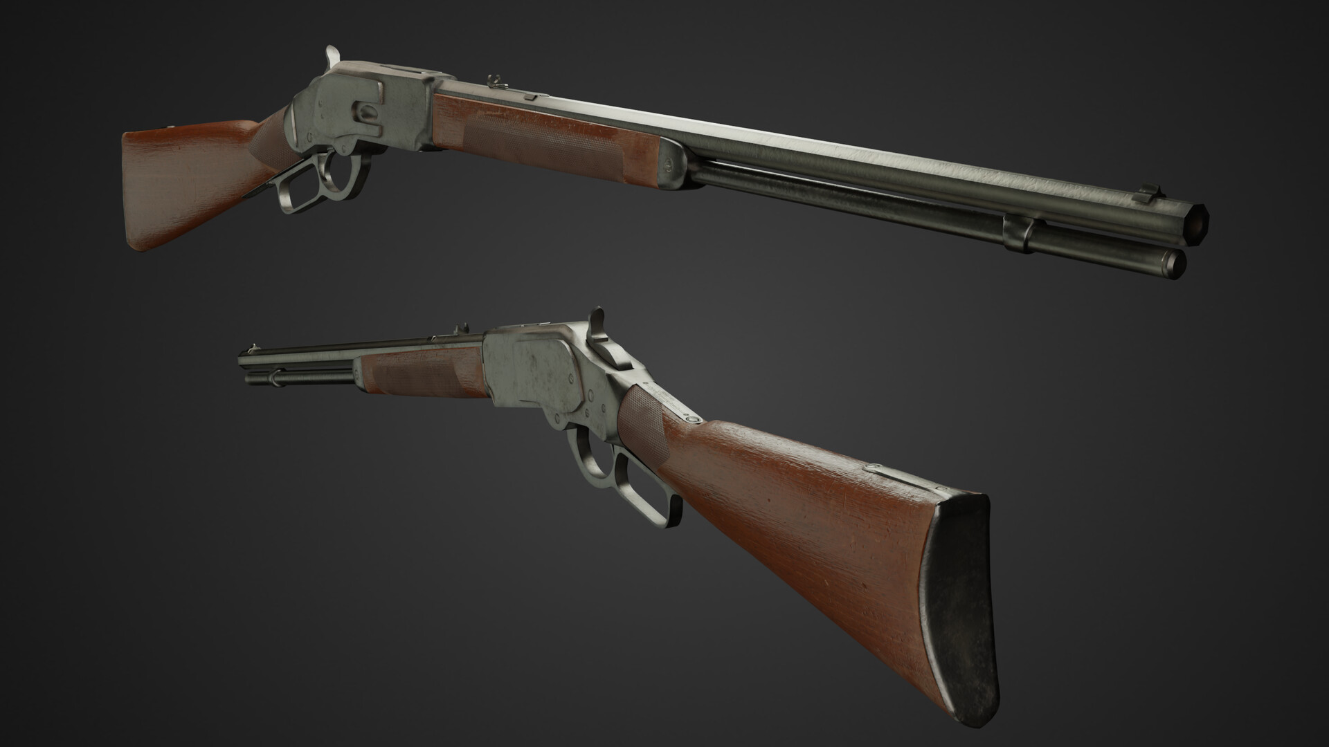 ArtStation - Cowboy Repeater/Lever Action Rifle