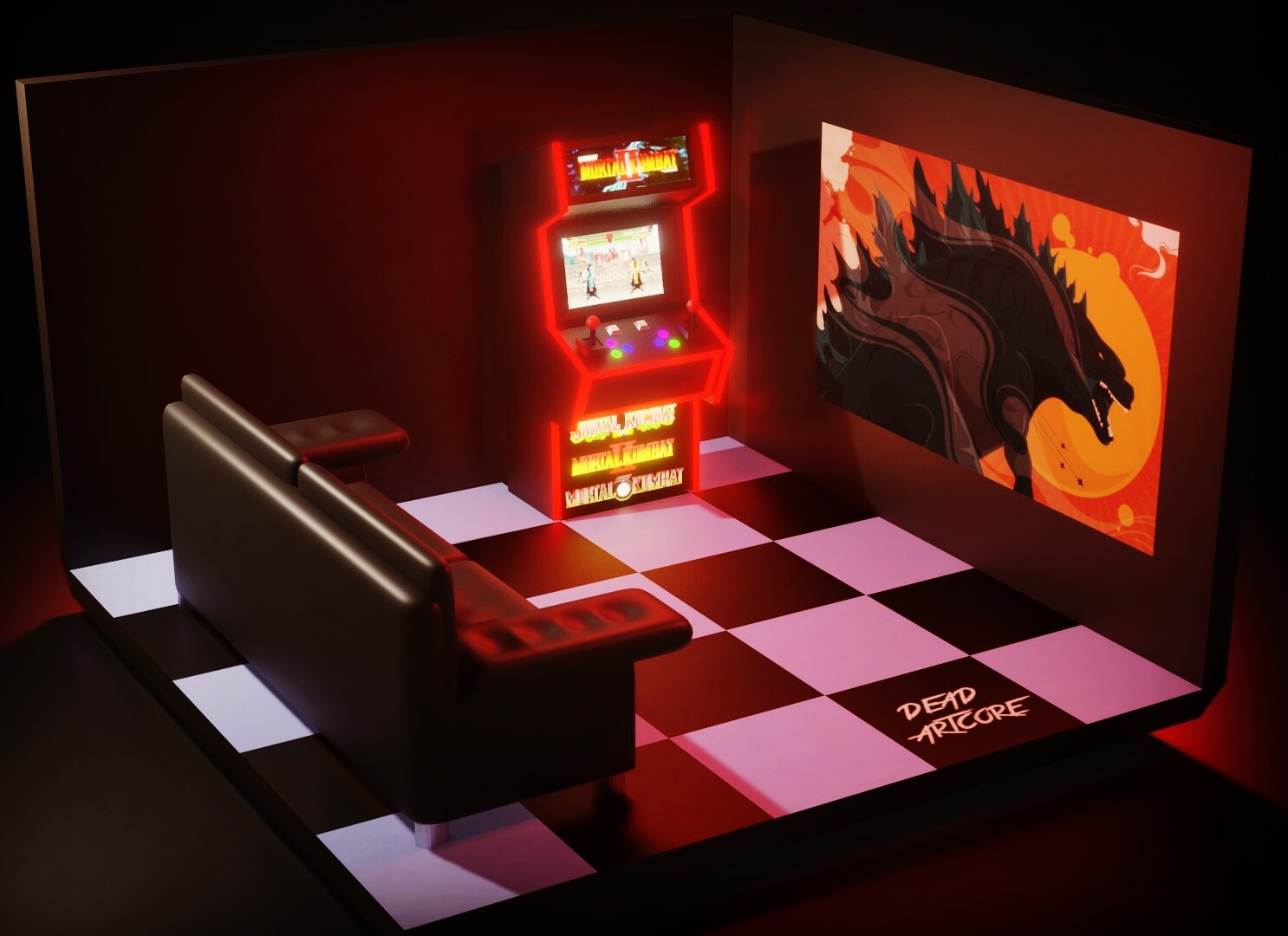 ArtStation - Retro Room