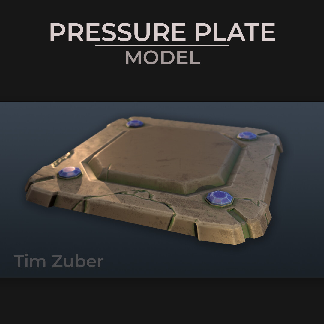 ArtStation - Pressure plate | Stylized