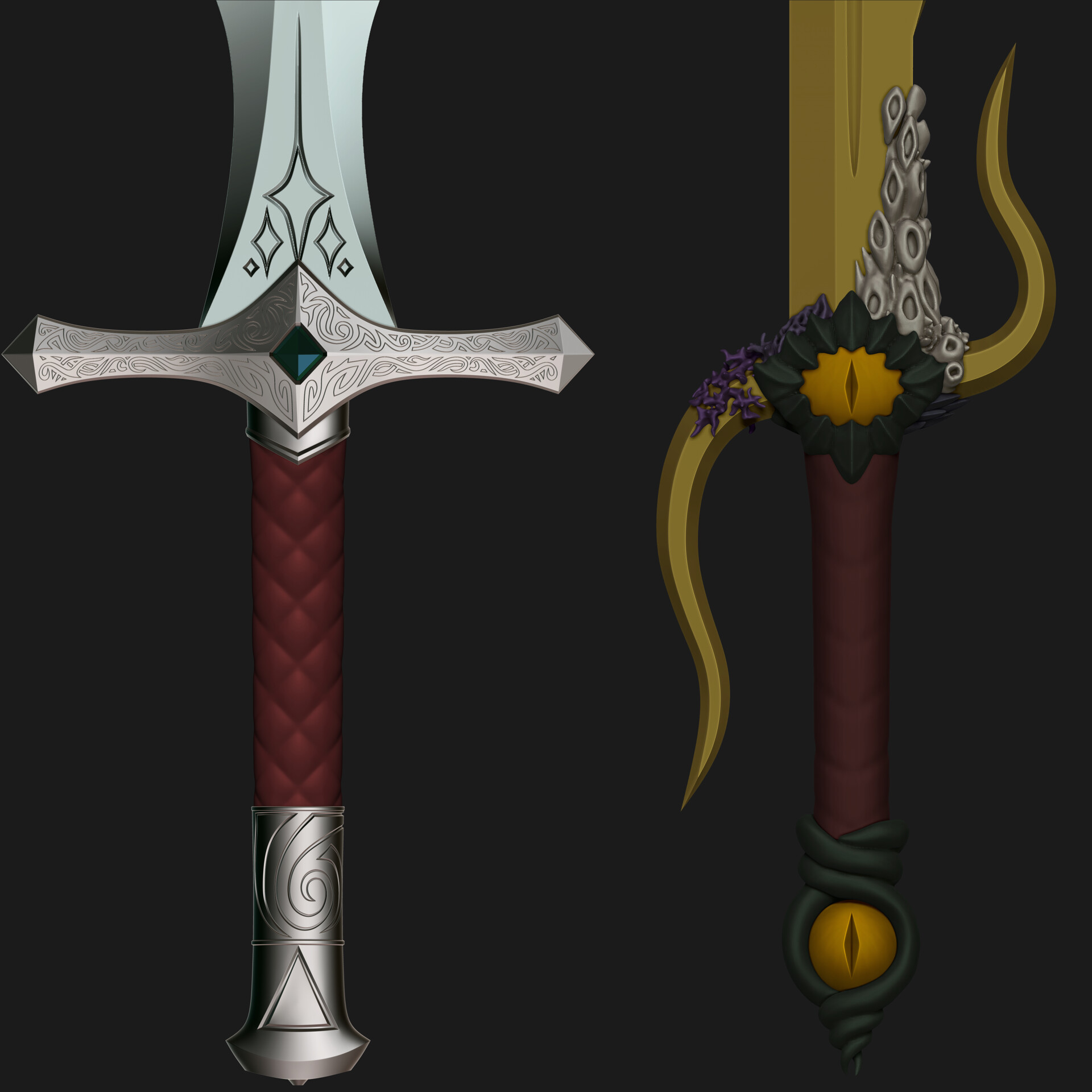 ArtStation - Critical Role part of the 4th week of Swordtember.