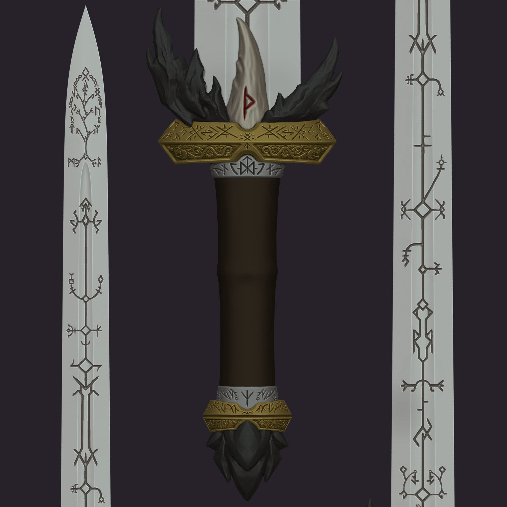 ArtStation - Swordtember day 22, Dragon Slayer. Heavily Inspired by God ...