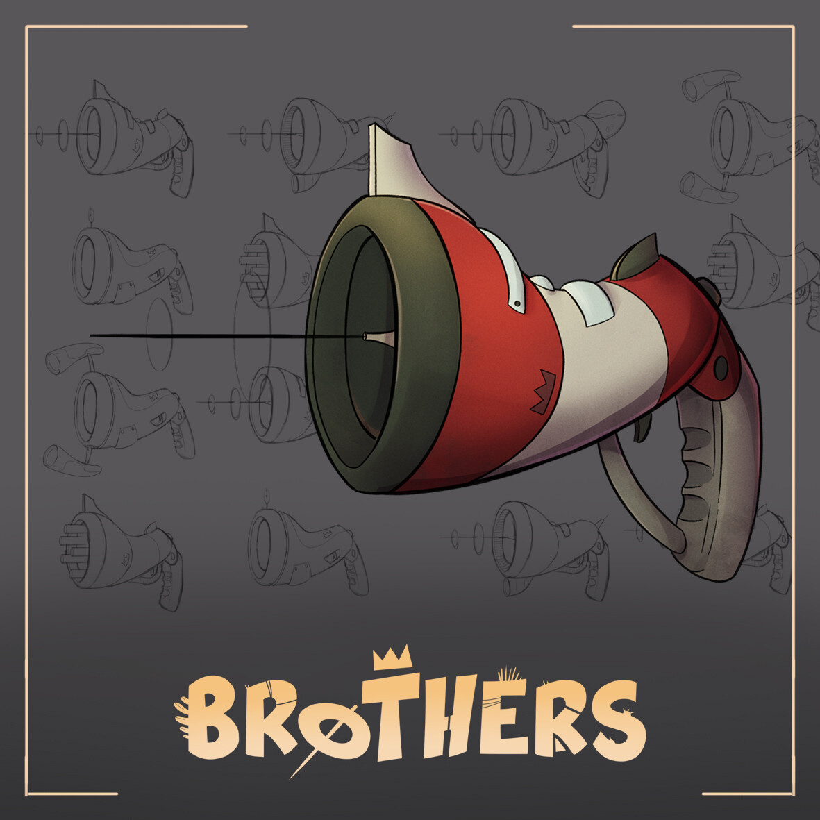 ArtStation - Brothers - Gun