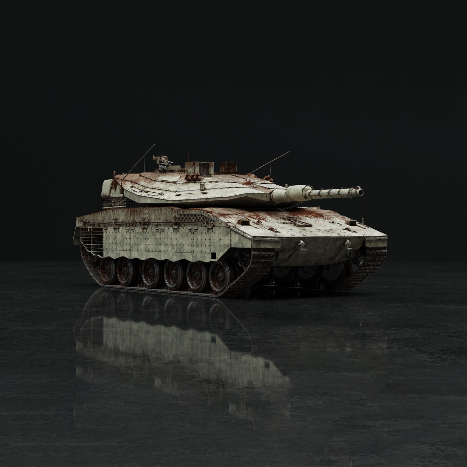 ArtStation - Merkava Mk IV - Battle Tank