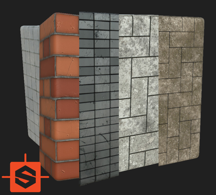ArtStation - Bricks subtances