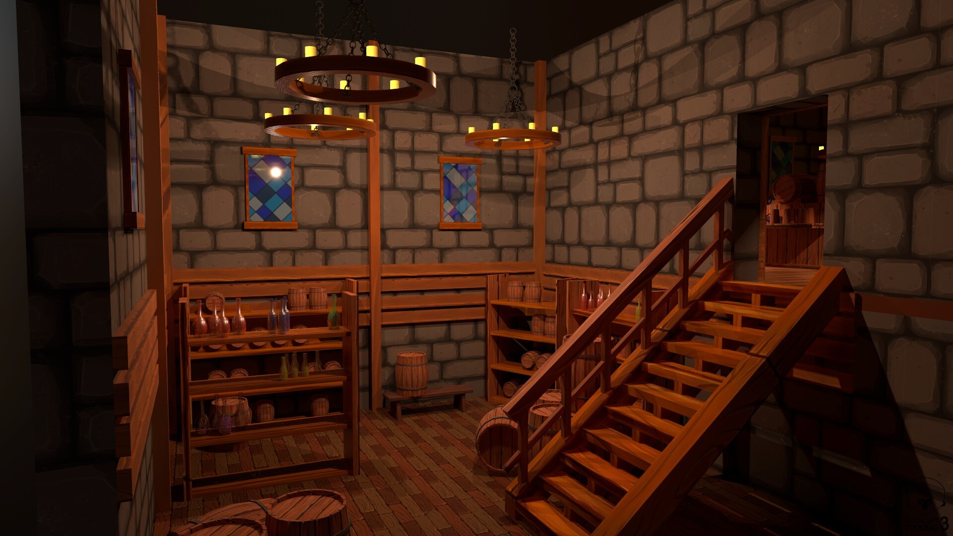 ArtStation - Stylized Tavern Interior