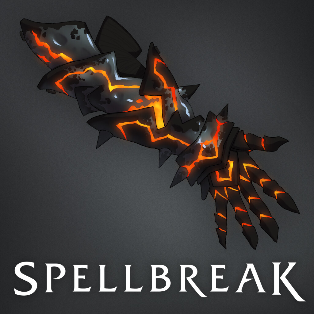 ArtStation - Spellbreak Fire Gauntlet Concepts